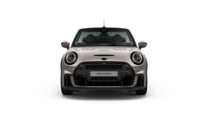 Neu MINI Cabrio John Cooper Works Trim 2023 in Rooftop Grey metallic ab ...