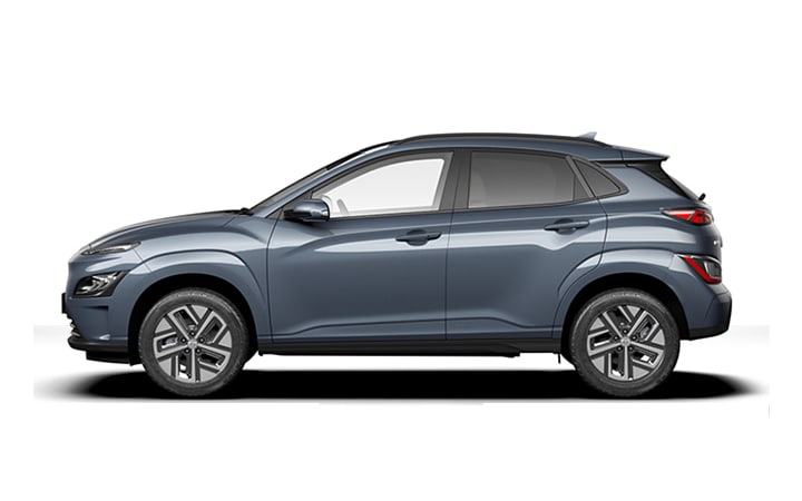 Neu Hyundai KONA Elektro Trend – Facelift 2021 2021 in Teal Blue ab 359€