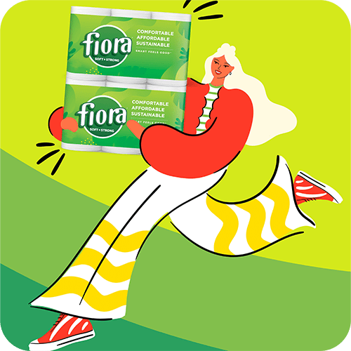 FIORA® Brand Toilet Paper, Paper Towels and Facial Tissues