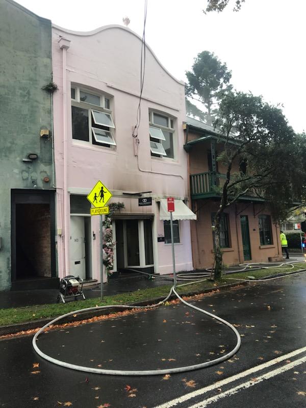 Building Fire - Balmain - Fire and Rescue NSW