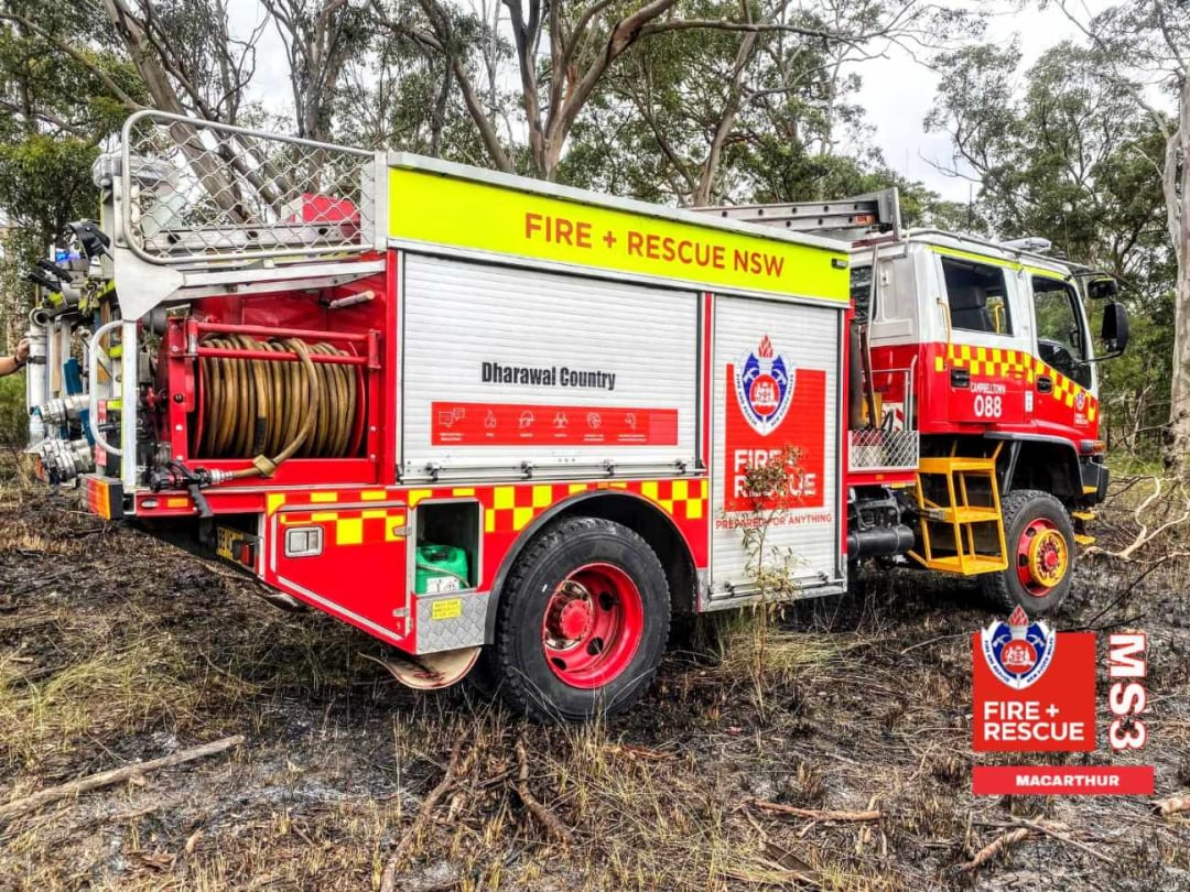 Bushfire - Airds - Fire and Rescue NSW