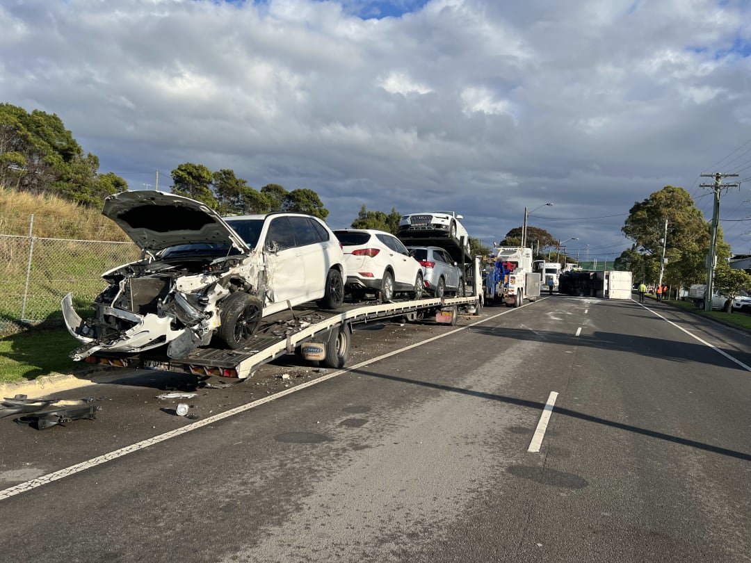 Truck crash - South Strathfield - Fire and Rescue NSW