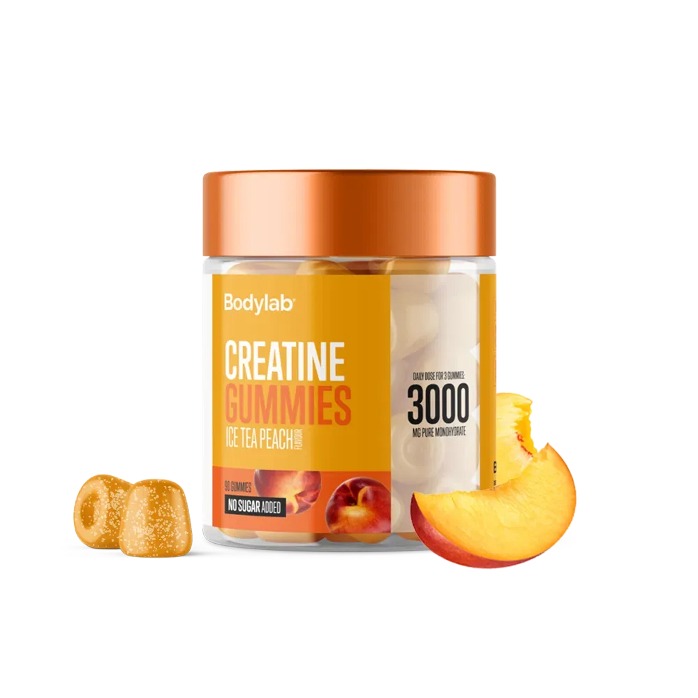 Bodylab Gummmies Creatine, 6x90gummies, Ice Tea Peach | Fitnessgrossisten