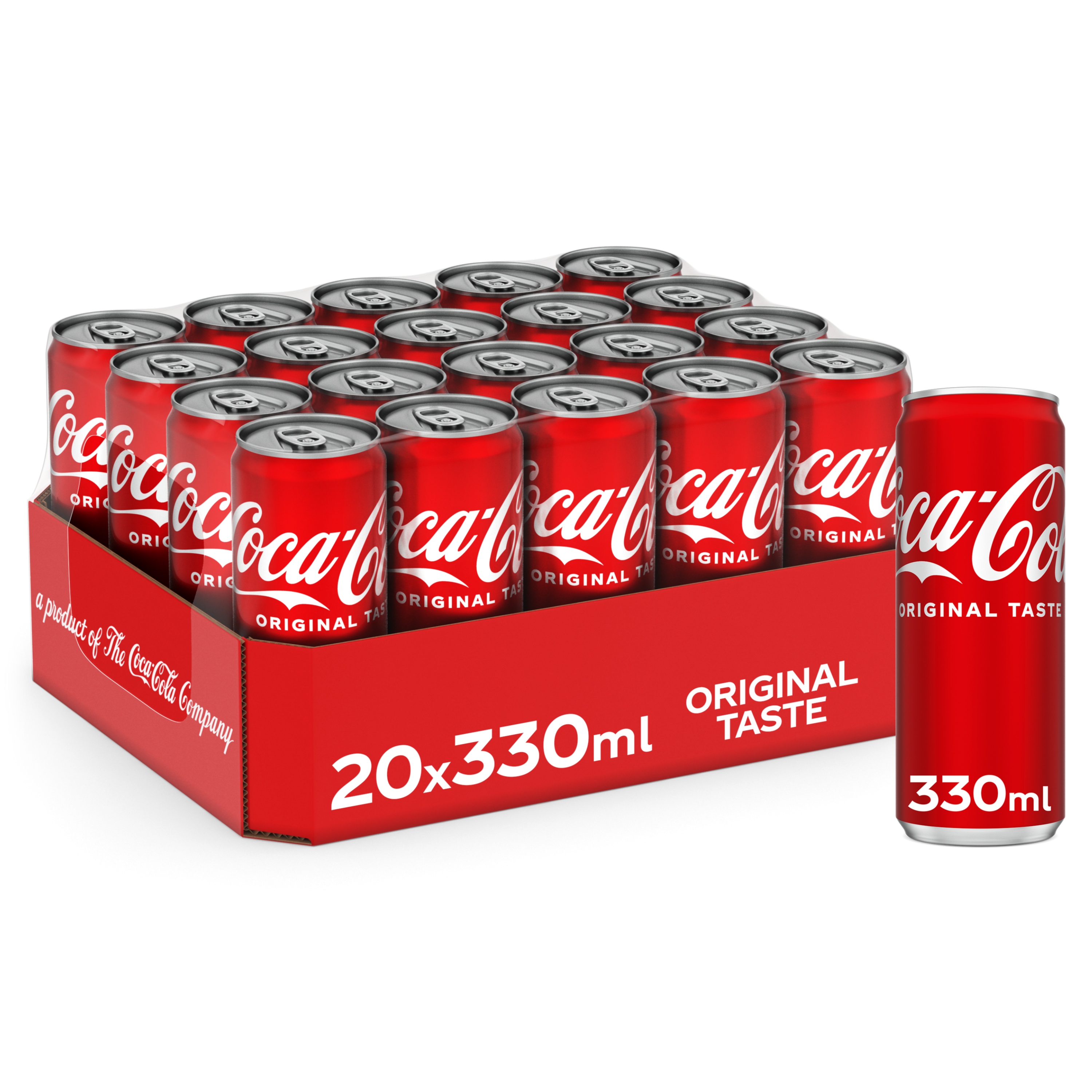 Coca-Cola, 20x330ml boks (Pant 2,-) | Fitnessgrossisten