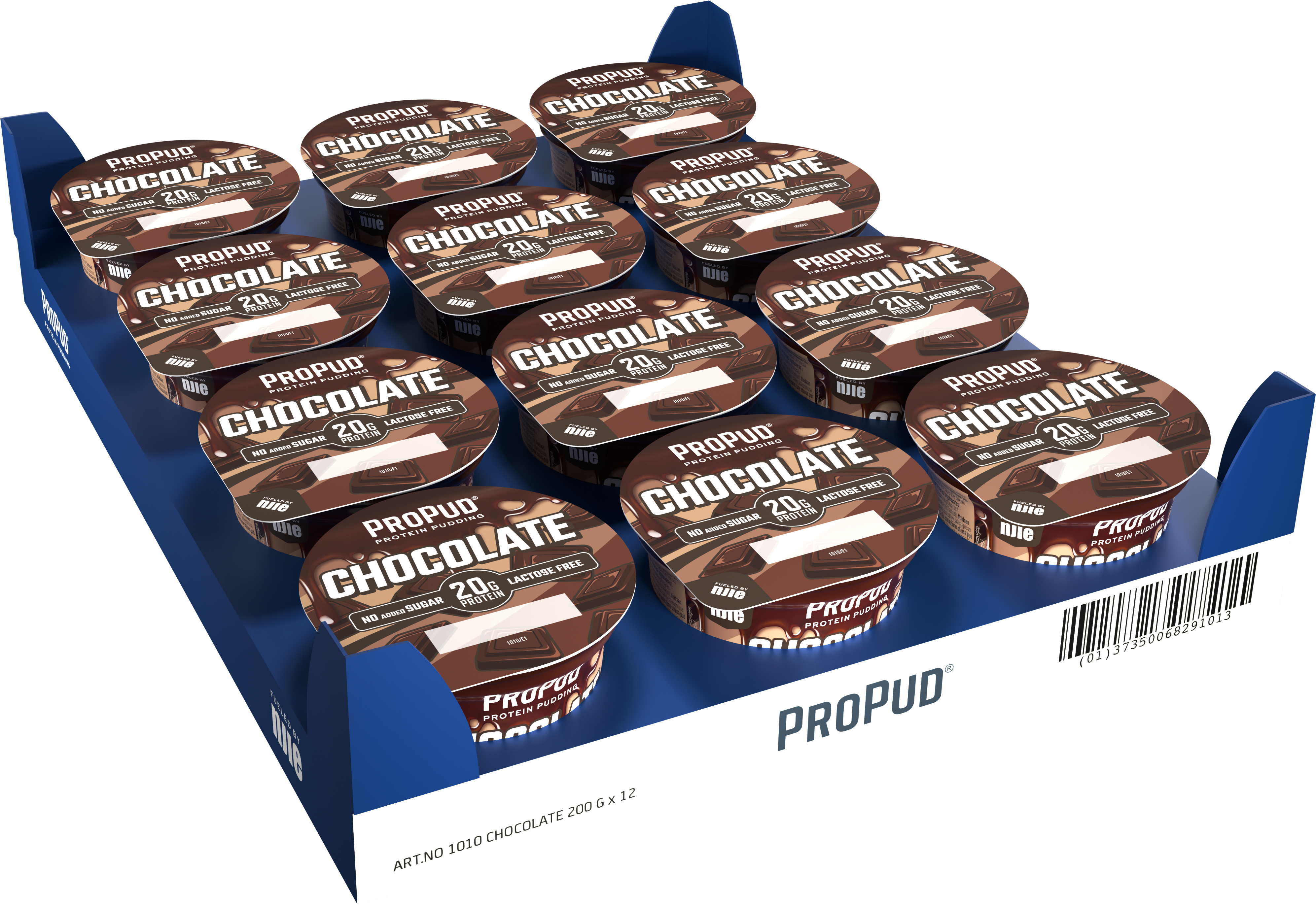 ProPud Protein Pudding, 200gx12stk | Fitnessgrossisten
