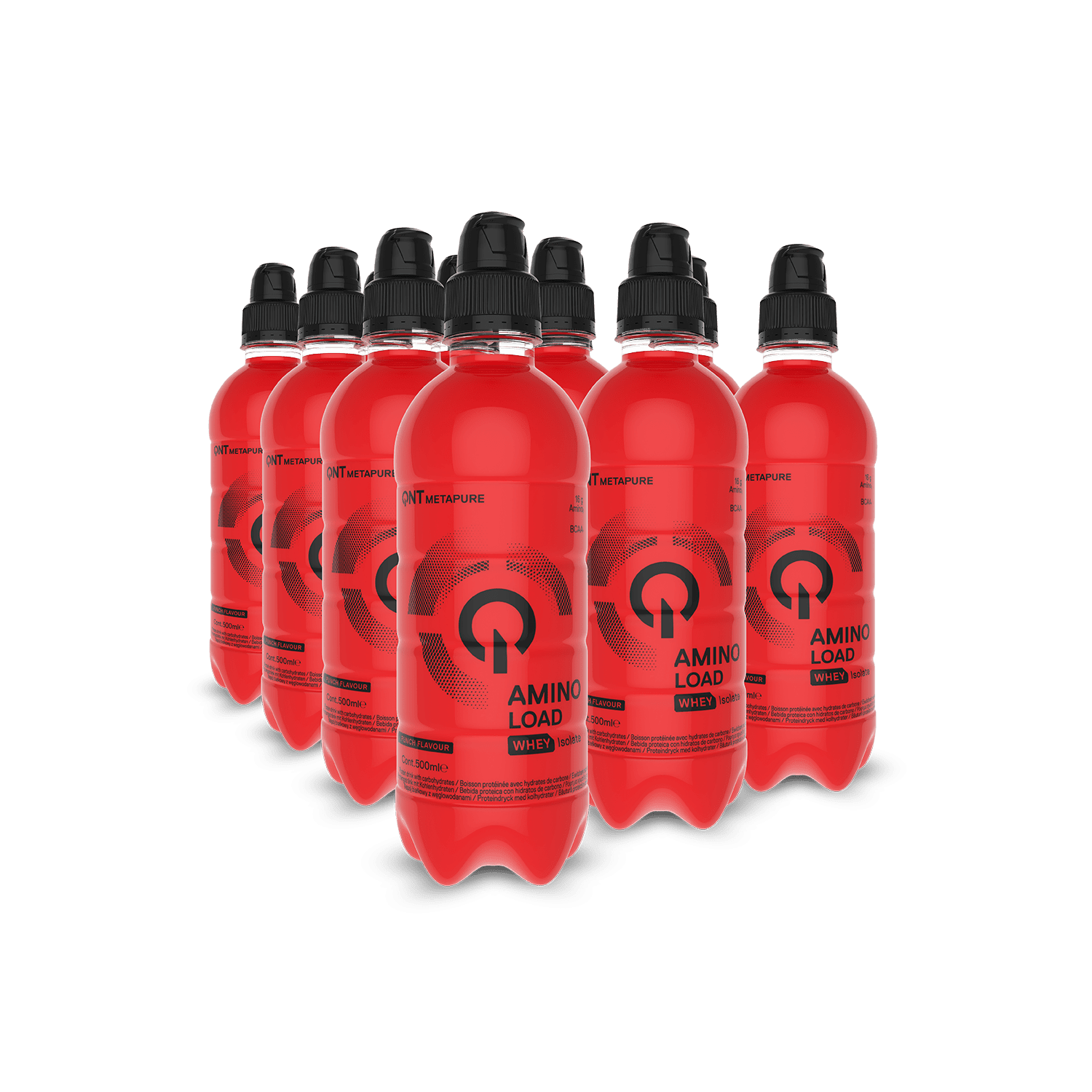 QNT Amino Load Drink, 12x500ml pl.fl, Fruit Punch | Fitnessgrossisten