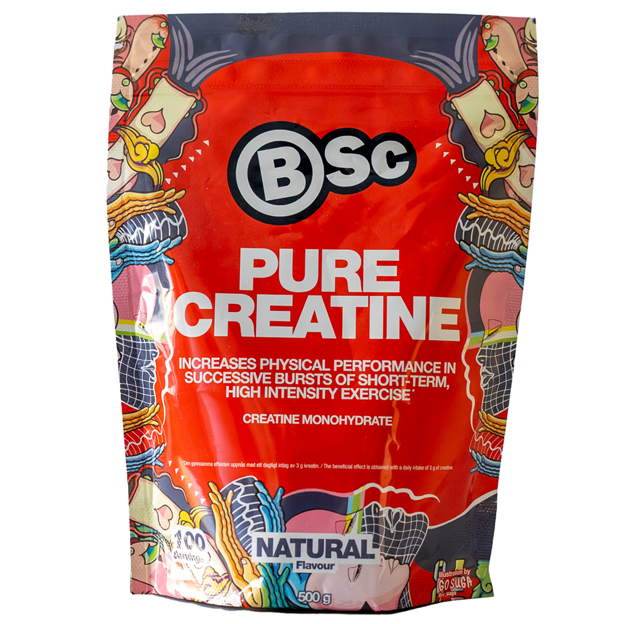 BSC Creatine, 500g | Fitnessgrossisten