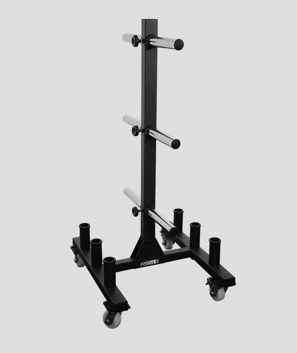 Force USA Bumper Plate and Barbell Storage Tree