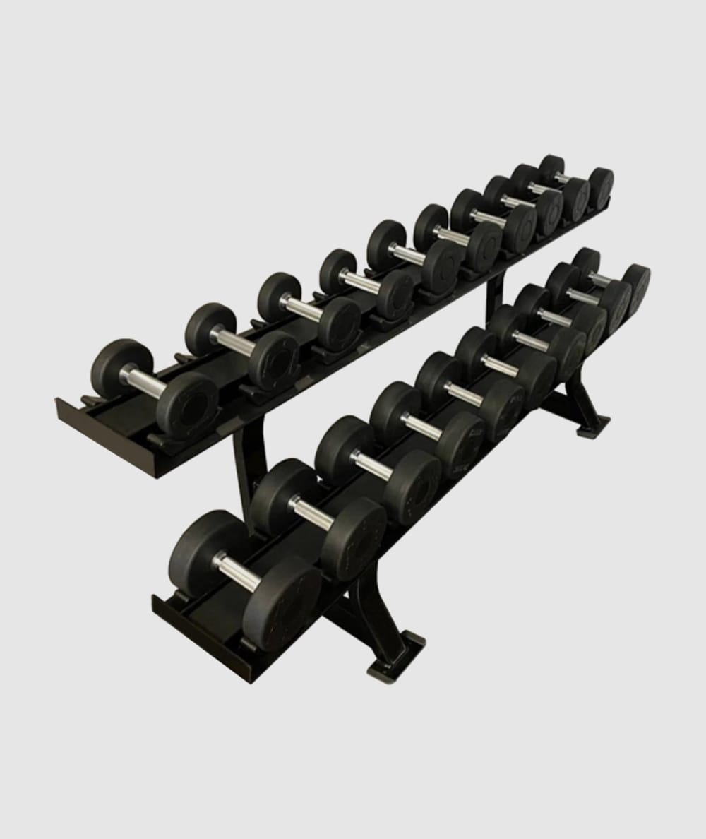 Vanguard Fitness Round Rubber Dumbbells Set (2.5 - 25kg)