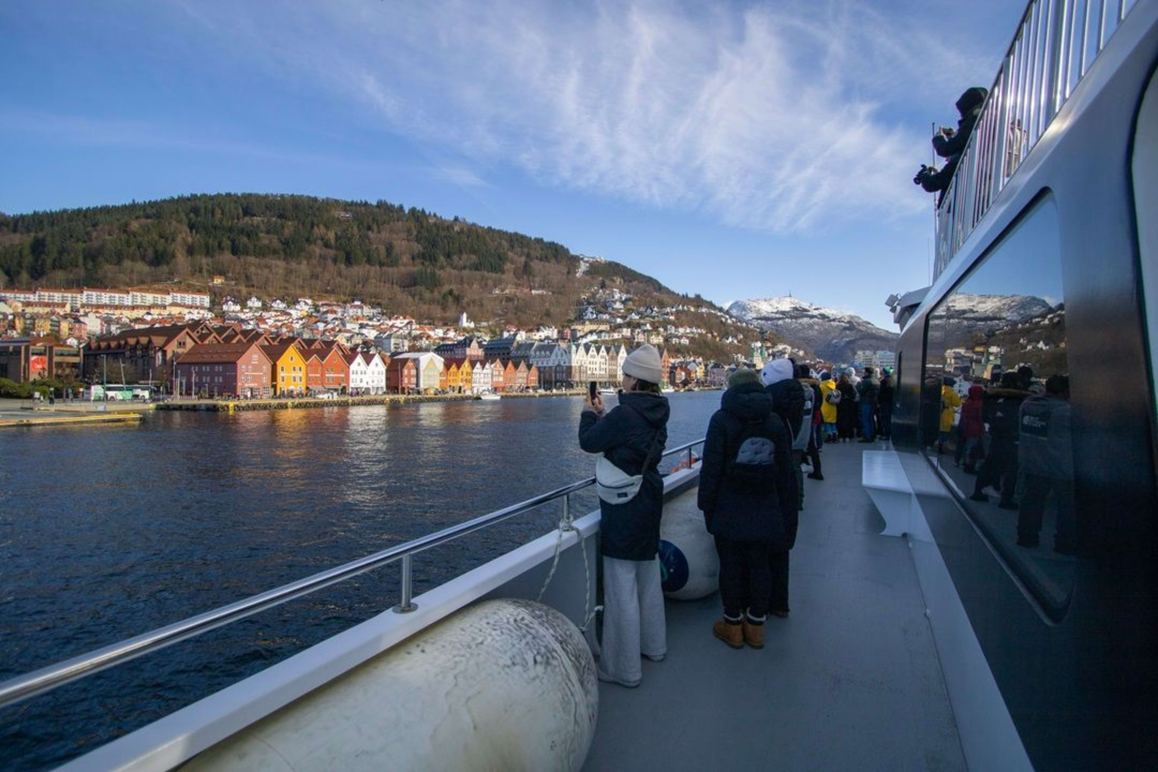 Fjord cruise from Bergen, Norway - spectacular waterfalls