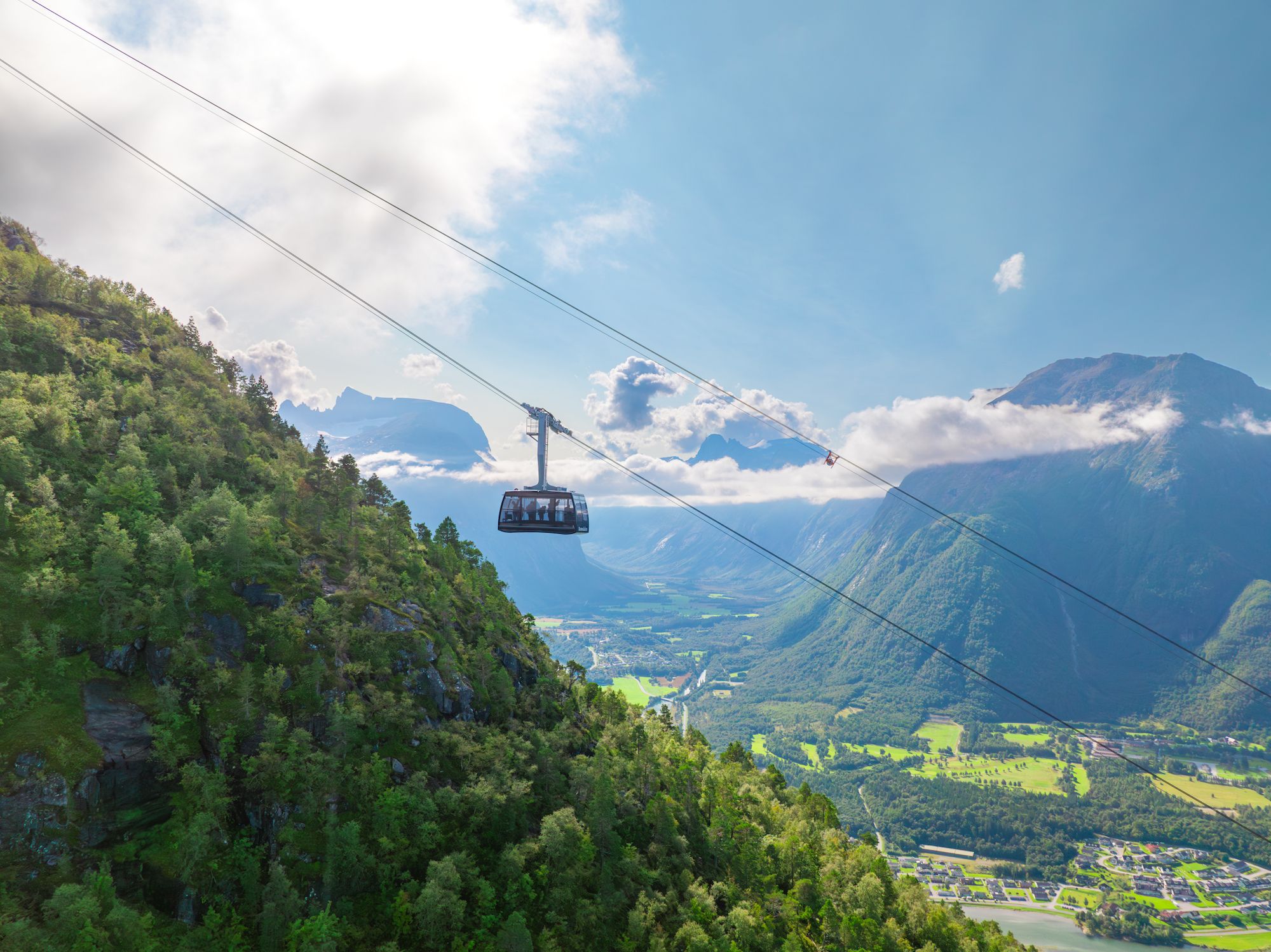 The Romsdalen Gondola, Åndalsnes, Norway