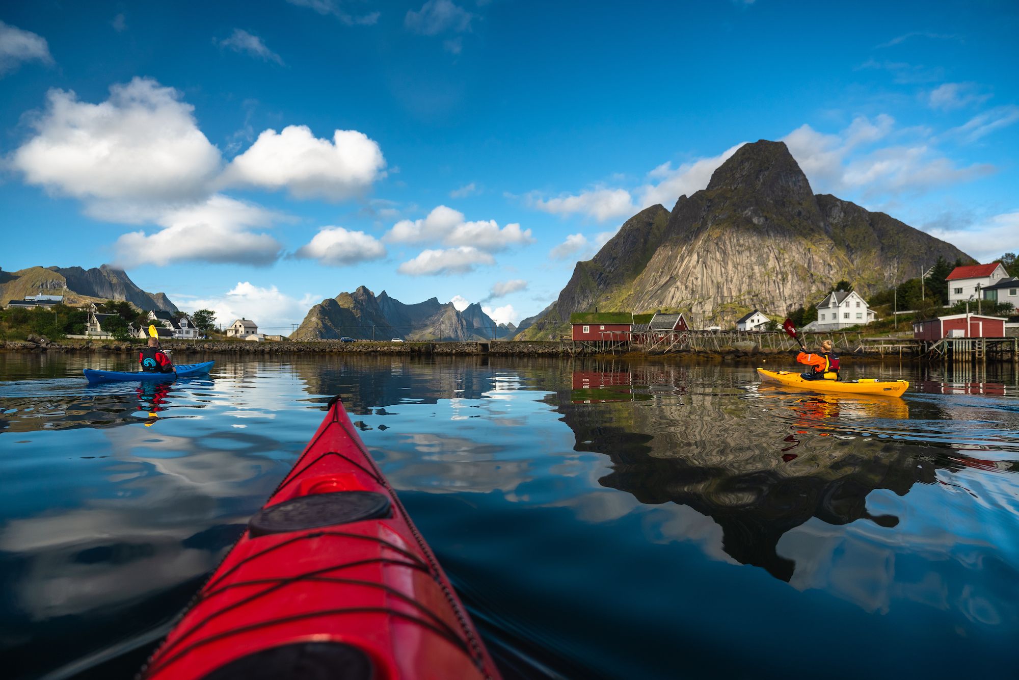 Reinefjord Kayaking in Lofoten