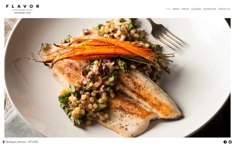 Beautiful Restaurant Website Templates - View Examples