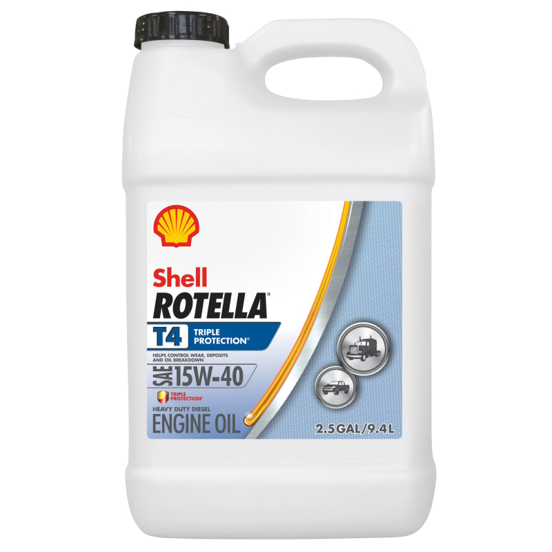 Shell Rotella T4 15W-40 Motor Oil, Gallon -550045126 Rural, 41% OFF