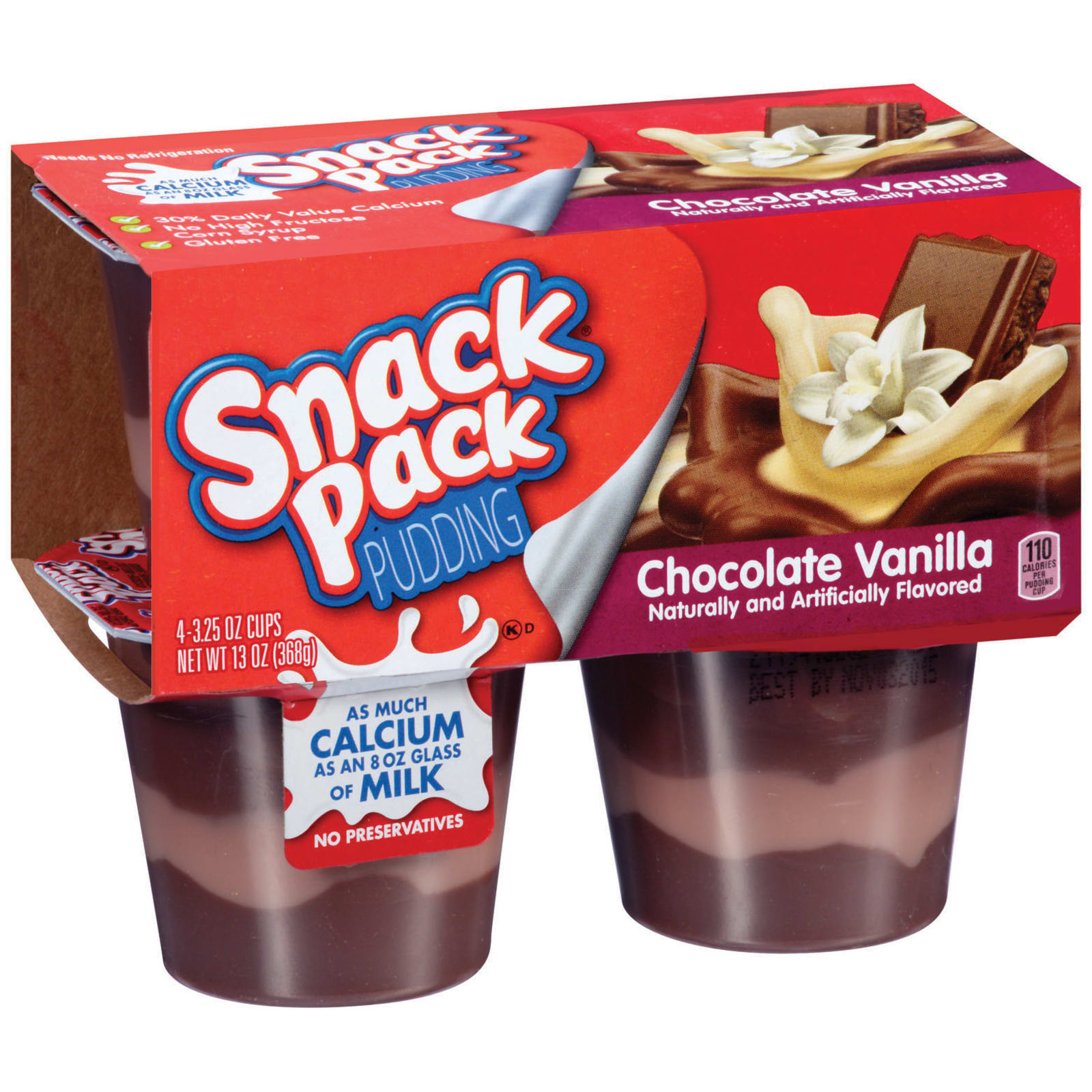 Chocolate Vanilla Pudding Cup