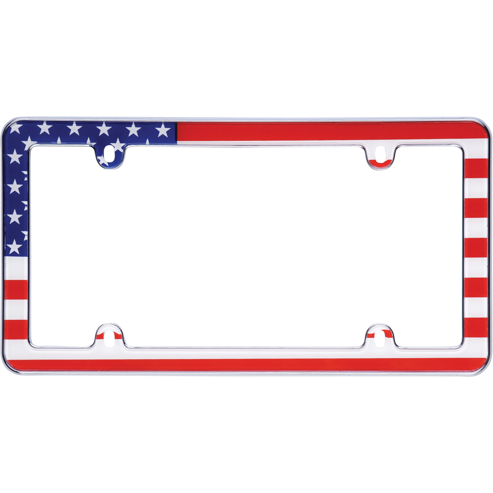 Decorative Chrome License Plate Frames | Shelly Lighting
