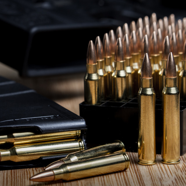 AR-15 Magazine and Bullets - License, download or print for £4.34 ...