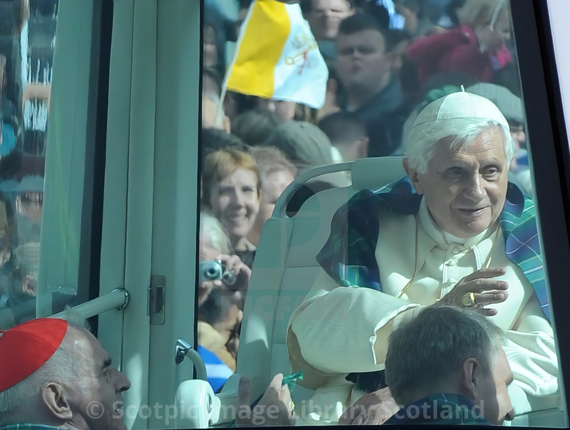 Pope Papal visit Scotland by Scotpic Image Library Scotland - buy ...