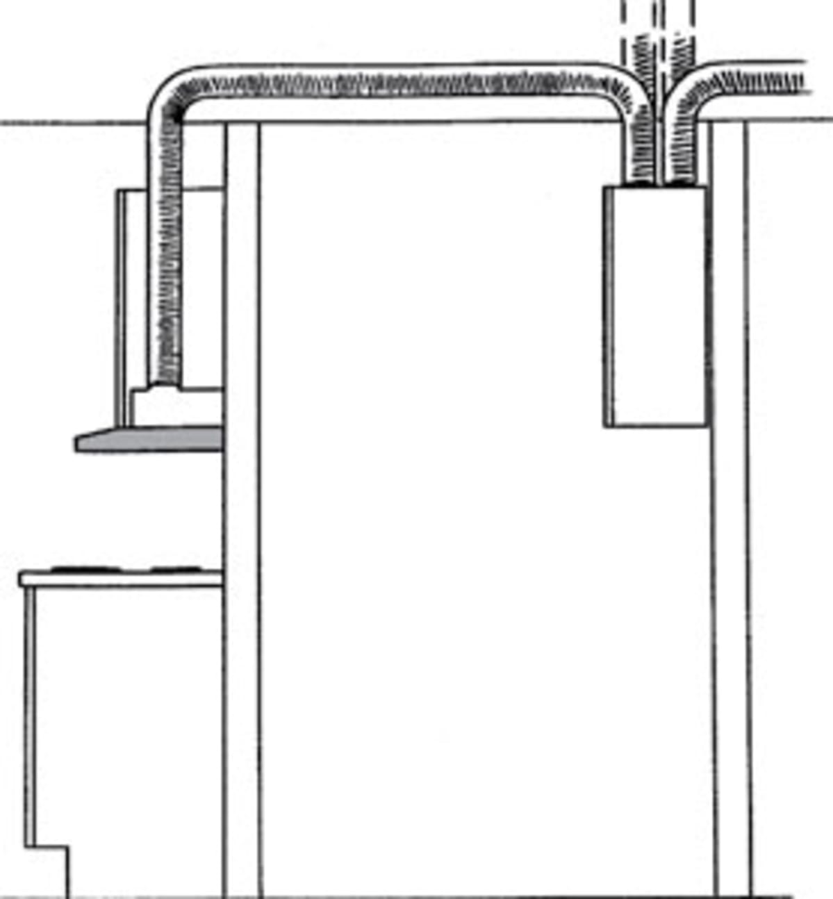 Kitchen hoods for connection to air handling unit