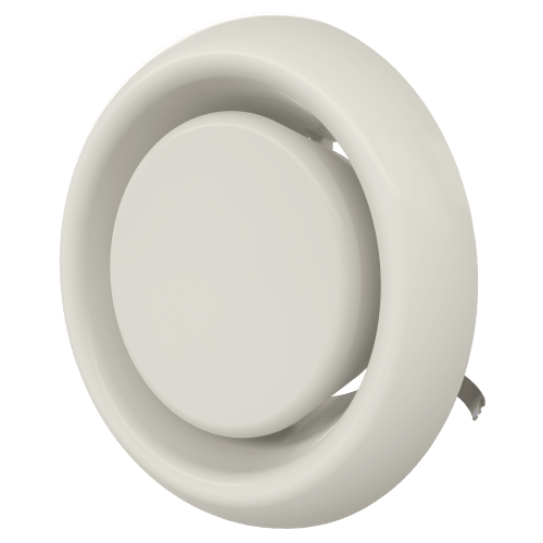 Extract valve Ø125 white EAN