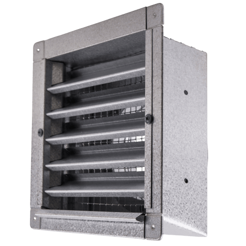 Wall louver V13 Ø125 aluzinc