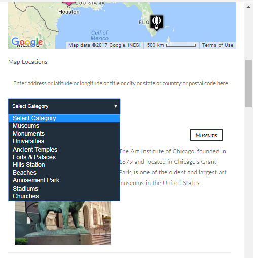 Features in Google Maps WordPress Plugin