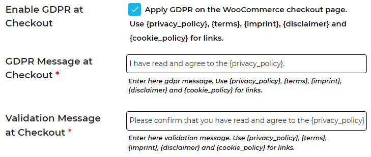 How To Add GDPR On Checkout Page – WP GDPR PRO