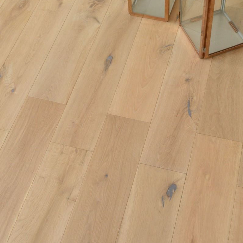 Edmonton Solid Unfinished Oak 150mm x 18mm Wood Flooring