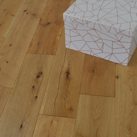 Milano Solid Natural Oak Oiled 125mm X 18mm Wood Flooring