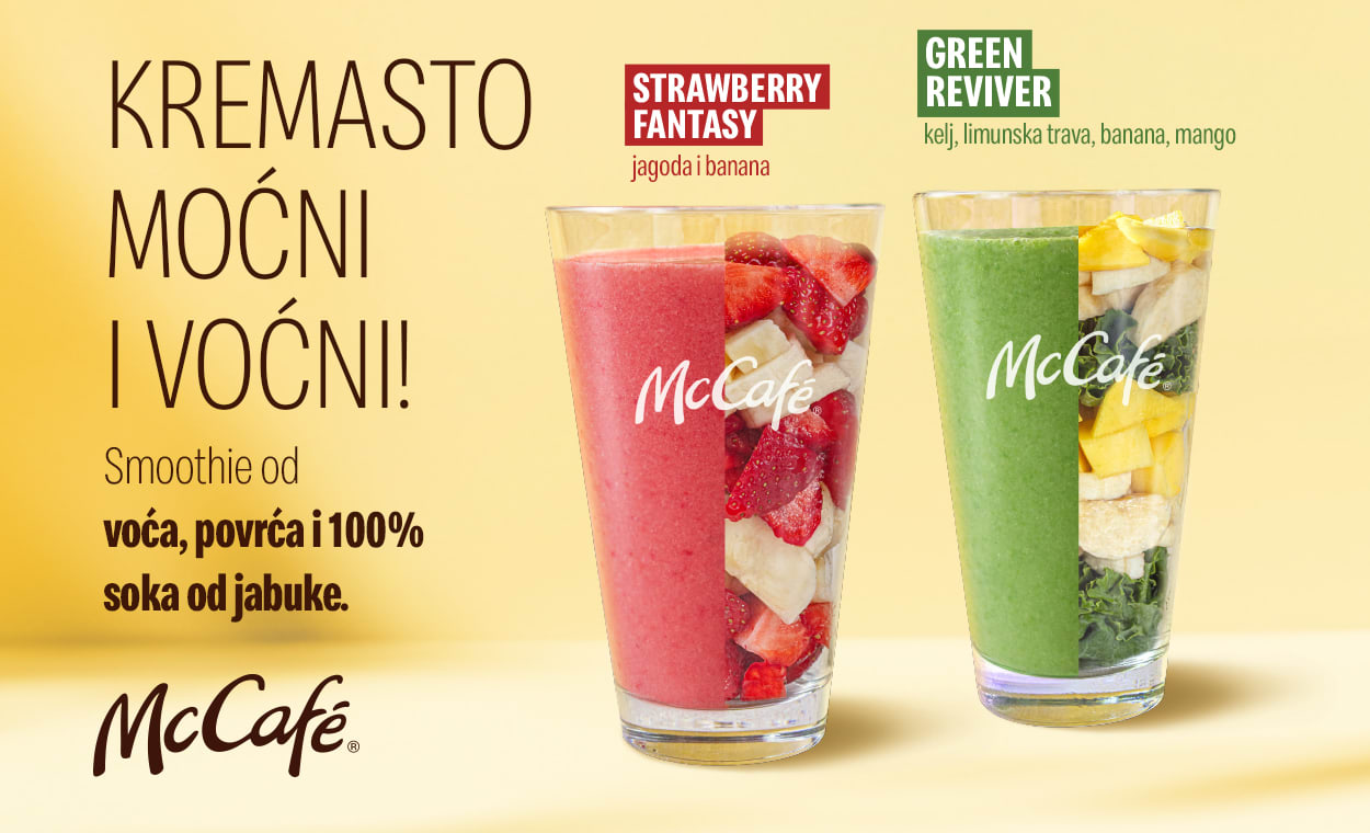 Kremasti, voćni i moćni – smoothie se vratio u McCafé!