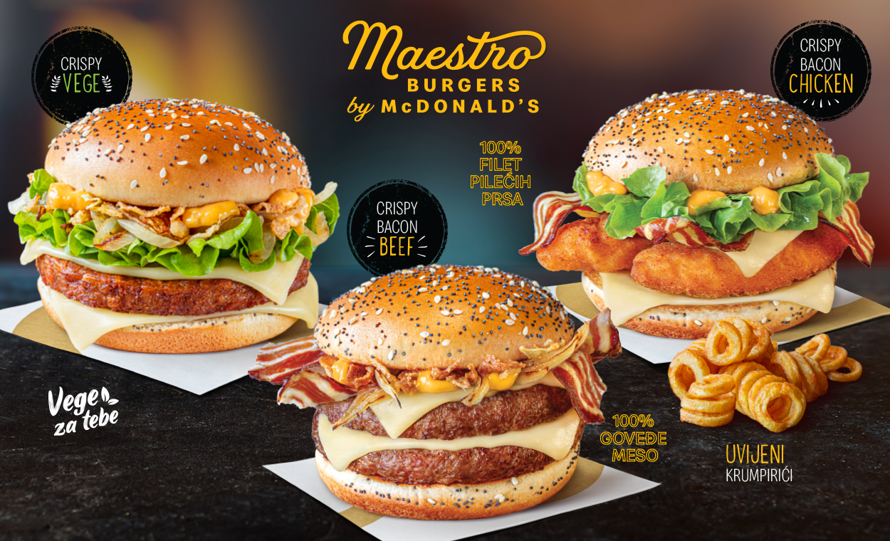 Novi Crispy Bacon burgeri – hrskavi, a tako sočni