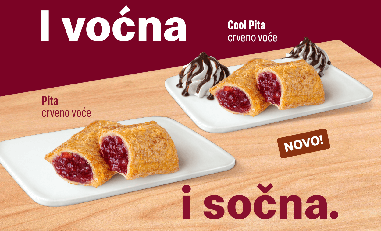 Nova hit ponuda - Pita s crvenim voćem!