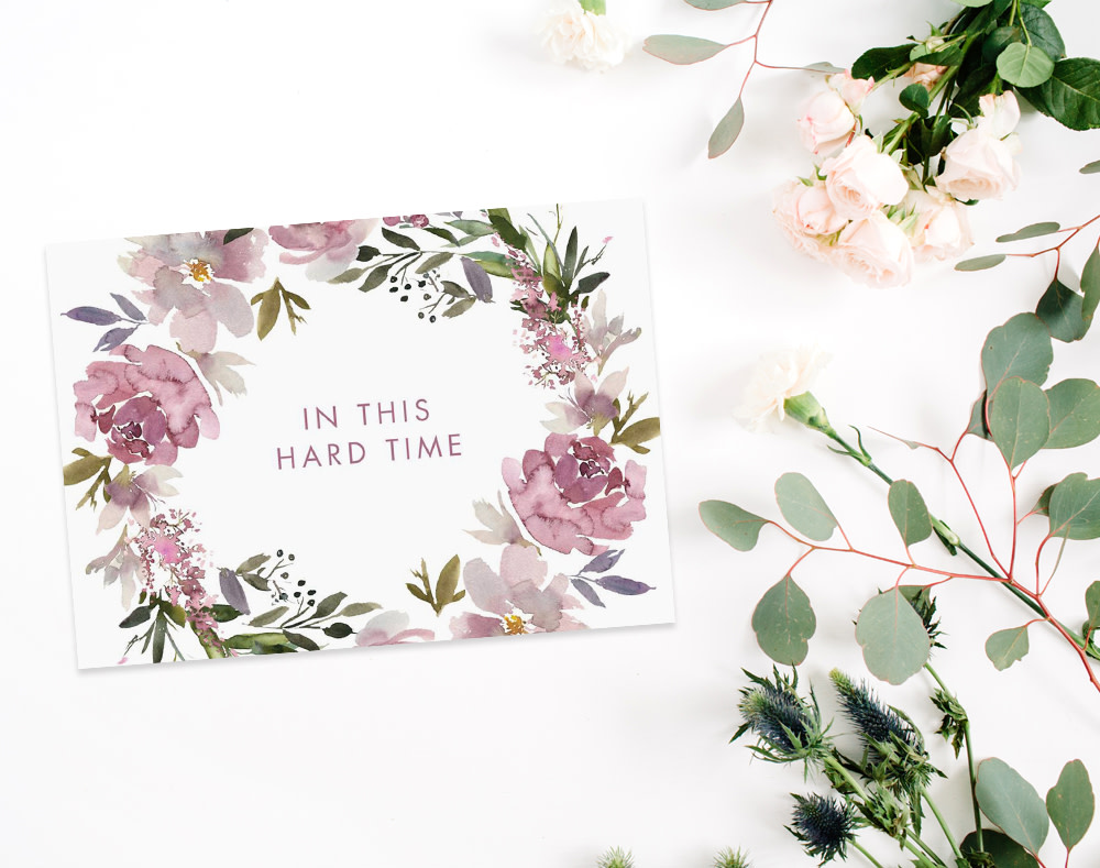 In This Hard Time Card | Gift Delivery Melbourne