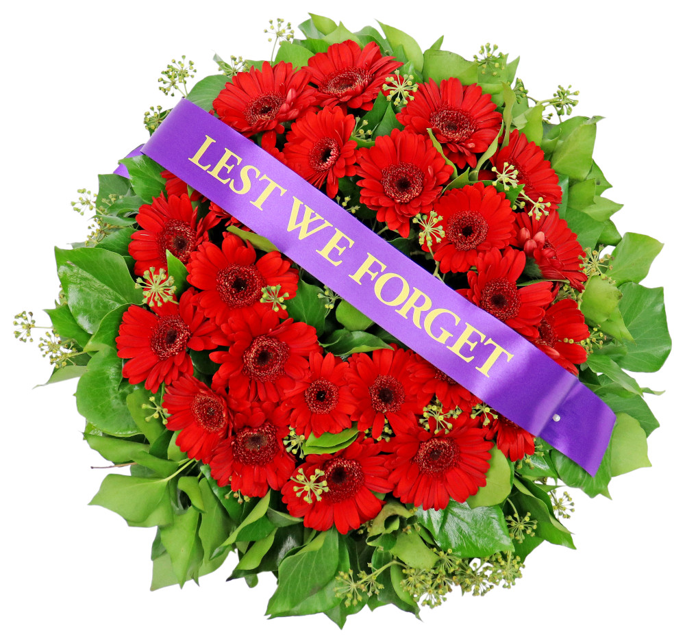 Lest We Forget Gerbera Wreath | Funeral Bouquets Melbourne