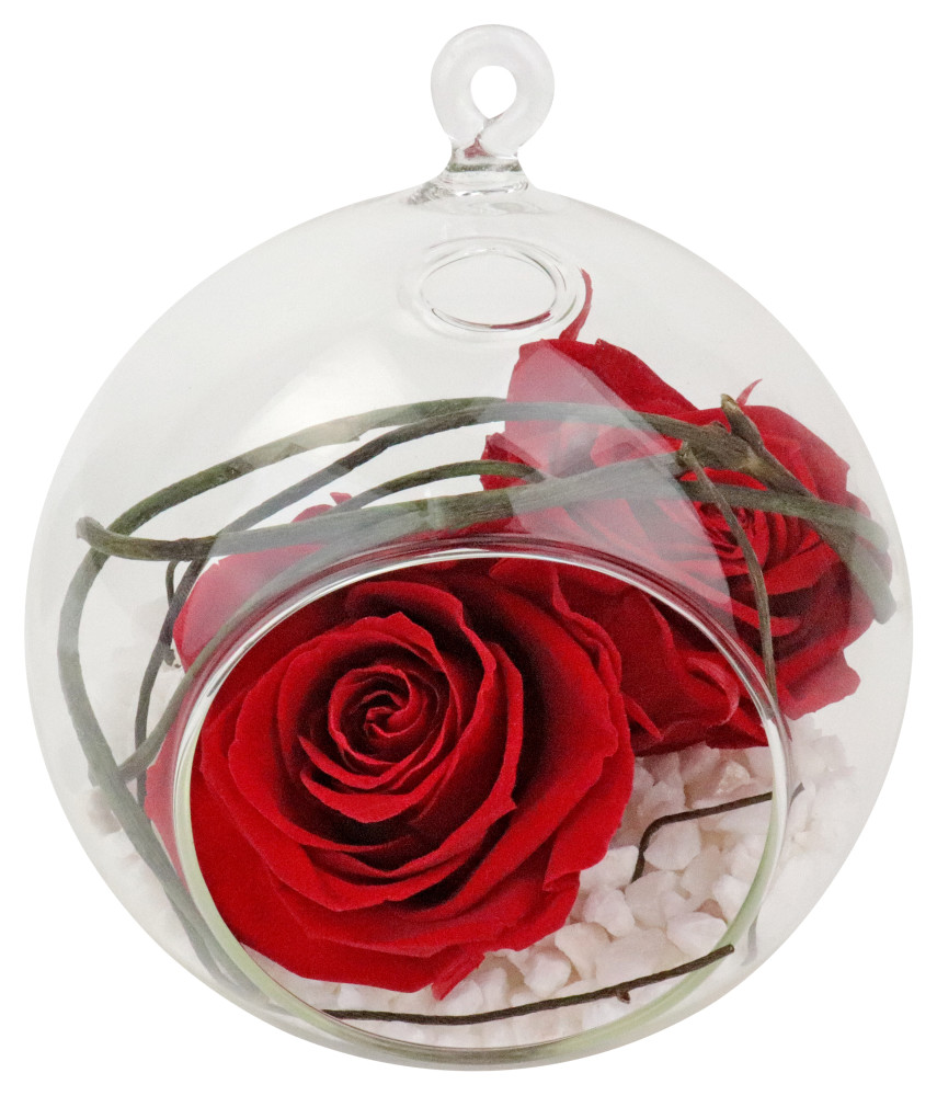 Deluxe Preserved Red Rose Orb | Flowers Delivered Melbourne