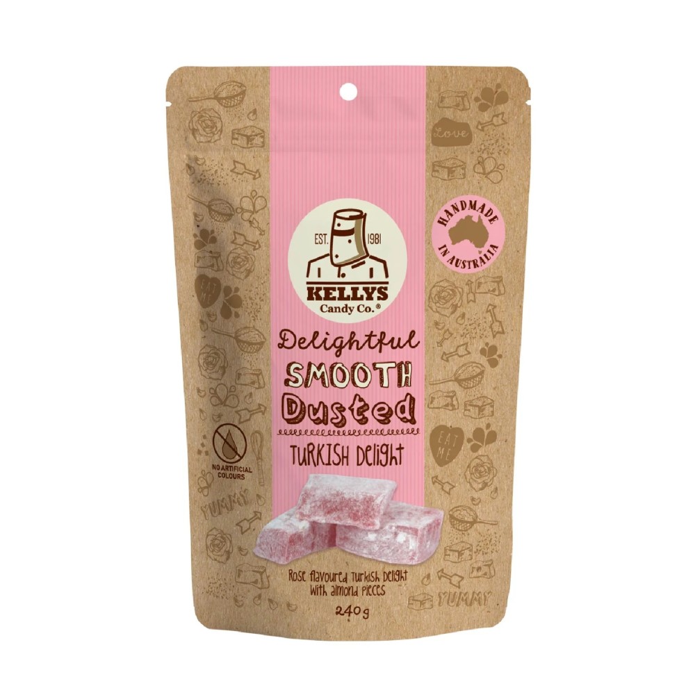 Turkish Delight Pouch 240g | Same Day Melbourne Delivery