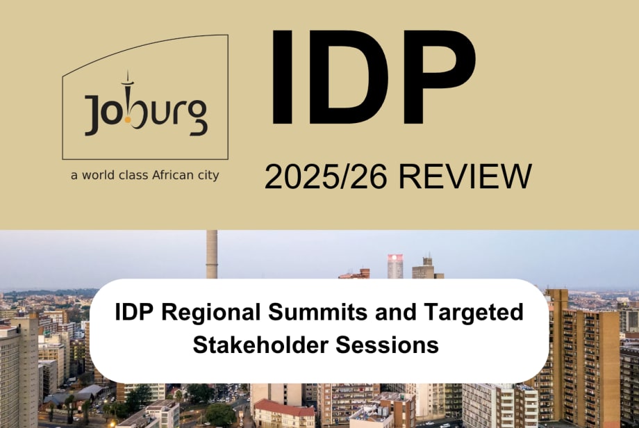IDP 2025/26 Review: IDP Regional Summits & Targeted Stakeholder ...
