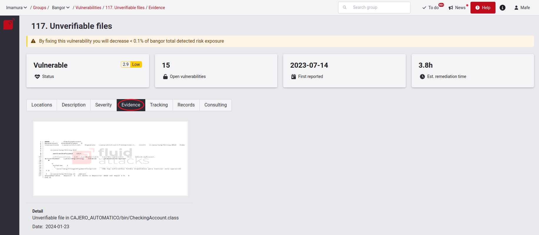 Verify fixes with reattacks | Fluid Attacks Help