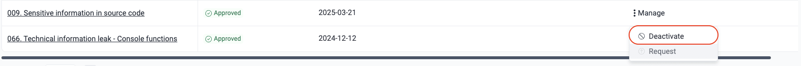 Accept vulnerabilities | Fluid Attacks Help