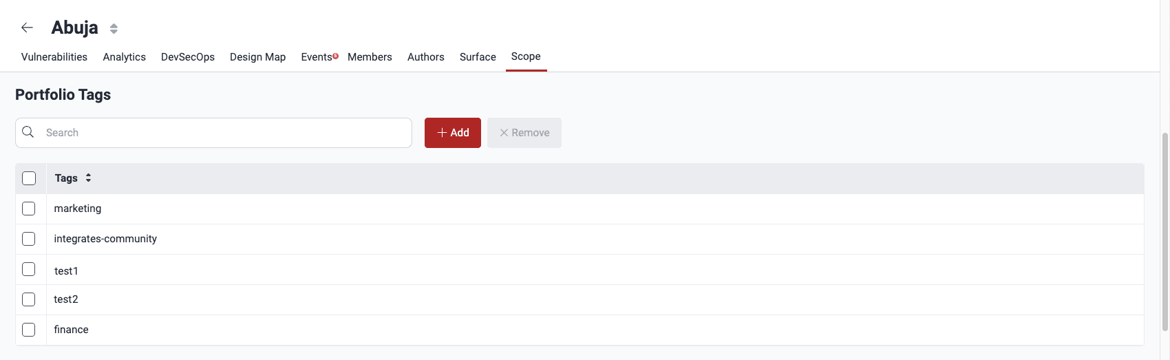 Sort groups into portfolios | Fluid Attacks Help