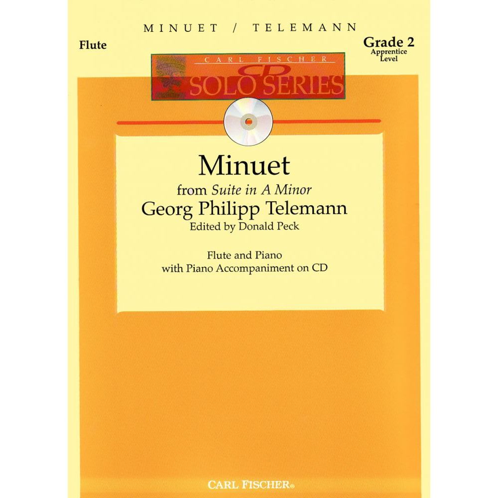 Minuet from Suite in A Minor by Georg Philipp Telemann edited by Donald ...