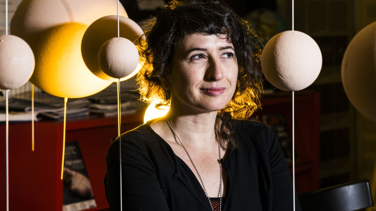 Sera Markoff sprak bij persconferentie over zwart gat: ‘Engste wat ik ...