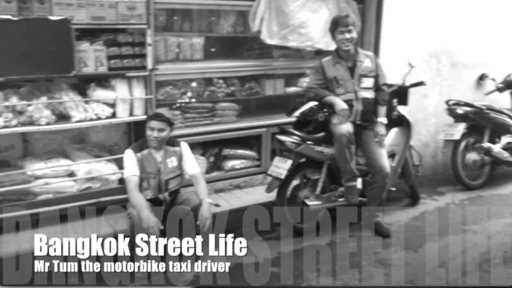 Bangkok Street Life – Mr Tum the motorbike taxi driver