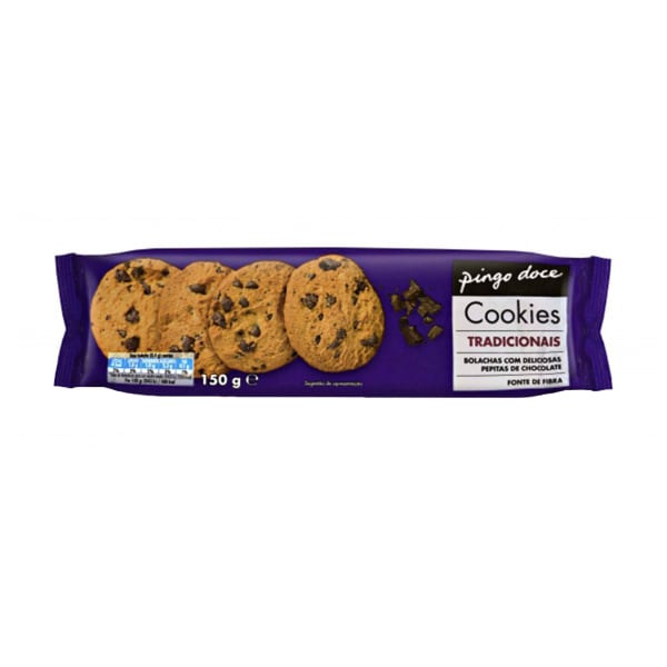Mercadão - Pingo Doce: Bolachas Cookies com Chocolate Pingo Doce Mercadão - Pingo Doce: Bolachas Cookies com Chocolate Pingo Doce