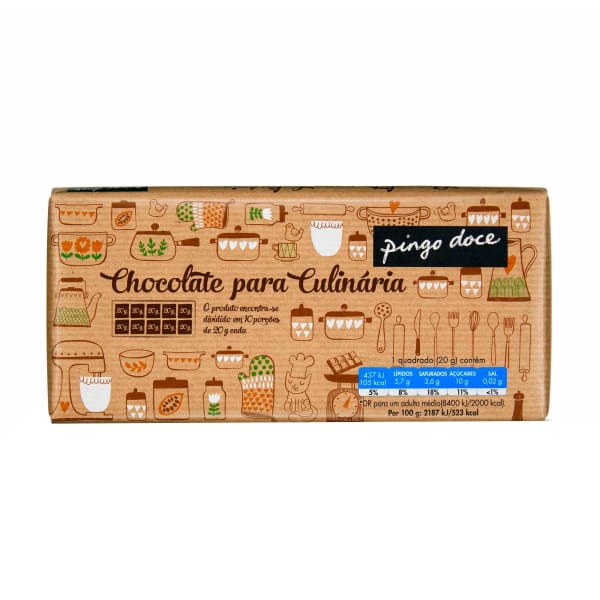 Mercadão - Pingo Doce: Chocolate de Culinária Pingo Doce Mercadão - Pingo Doce: Chocolate de Culinária Pingo Doce