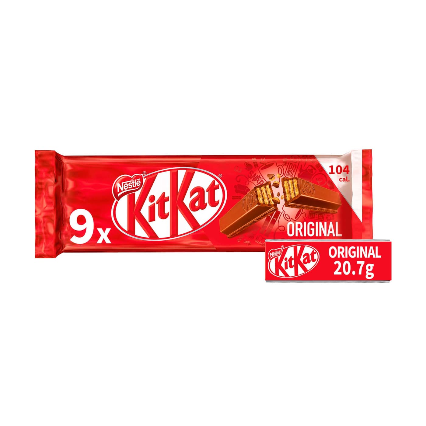 Mercadão - Pingo Doce: Chocolate de Leite Kitkat - Pack 9 Mercadão - Pingo Doce: Chocolate de Leite Kitkat - Pack 9