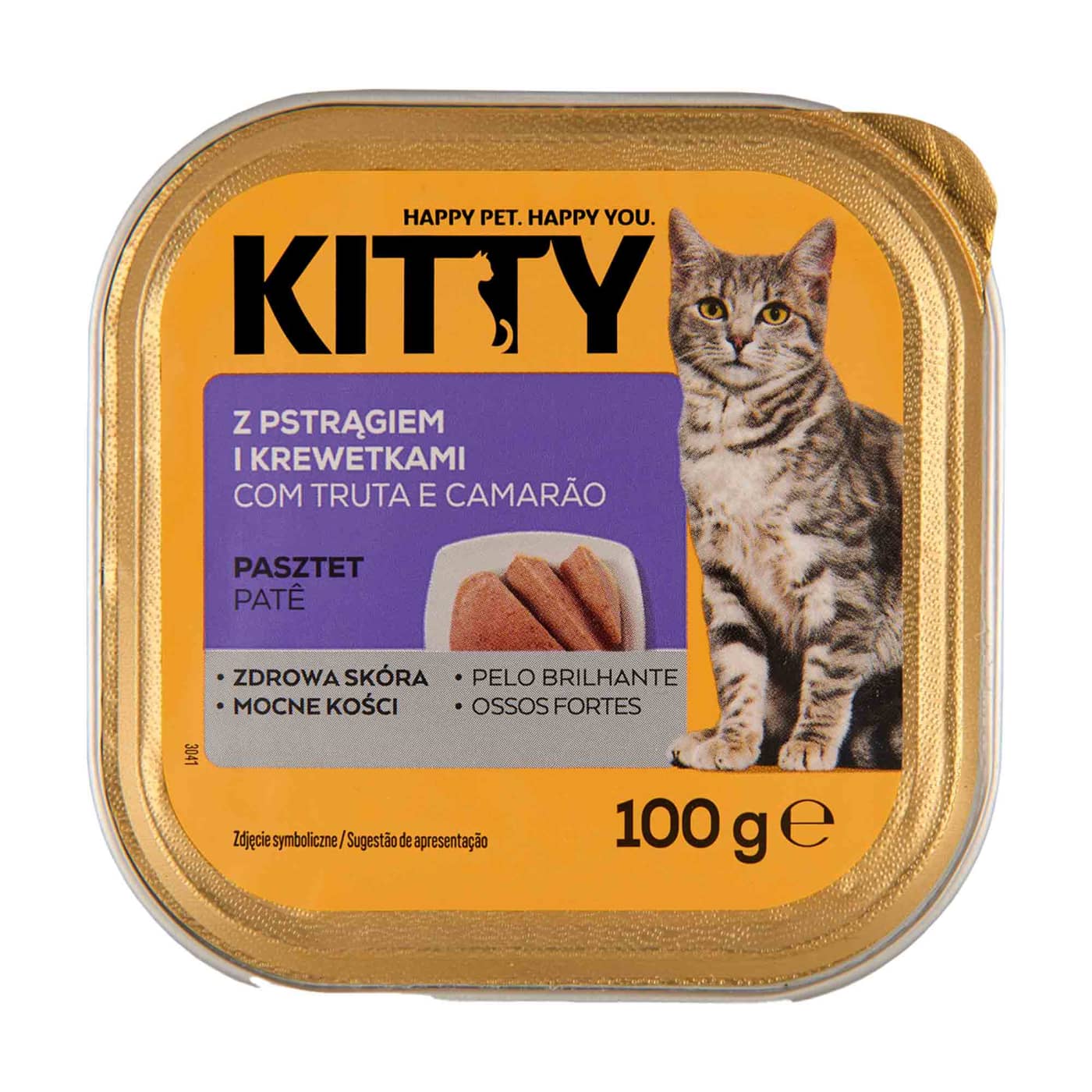 Mercadão - Pingo Doce: Ração Húmida para Gato Sabor a Truta Kitty Mercadão - Pingo Doce: Ração Húmida para Gato Sabor a Truta Kitty