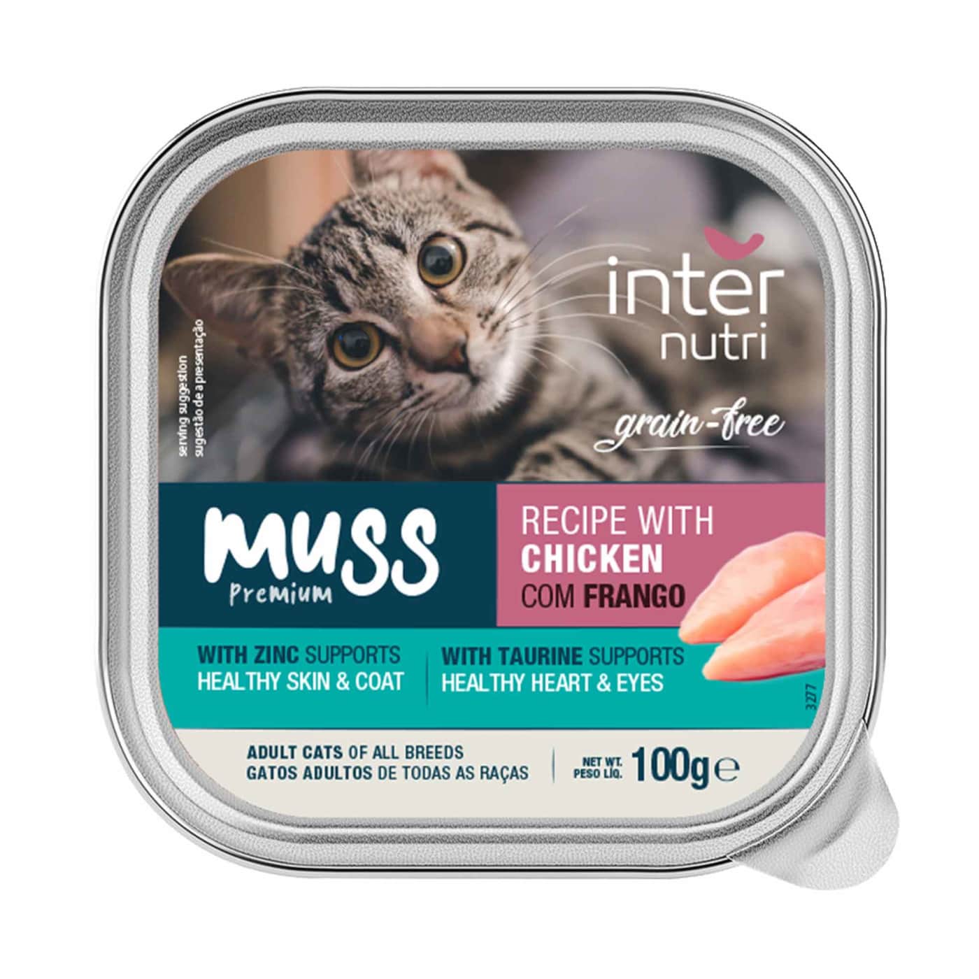 Mercadão - Pingo Doce: Ração Húmida para Gato Sabor Frango Muss Internutri Mercadão - Pingo Doce: Ração Húmida para Gato Sabor Frango Muss Internutri