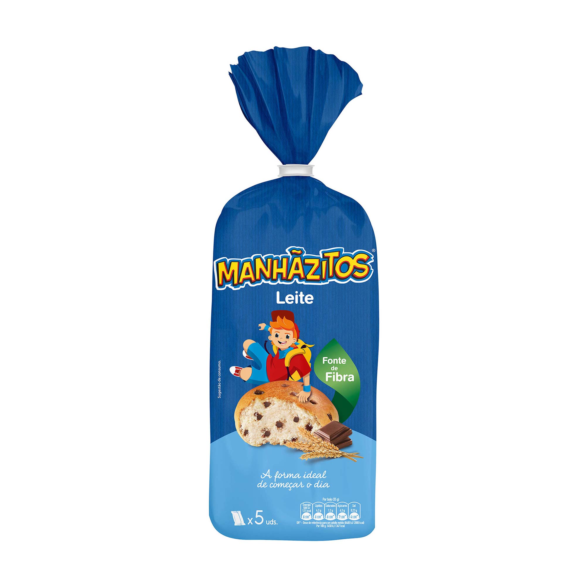 Mercadão - Pingo Doce: Bolo Snack de Leite Manhãzitos - 5 un Mercadão - Pingo Doce: Bolo Snack de Leite Manhãzitos - 5 un