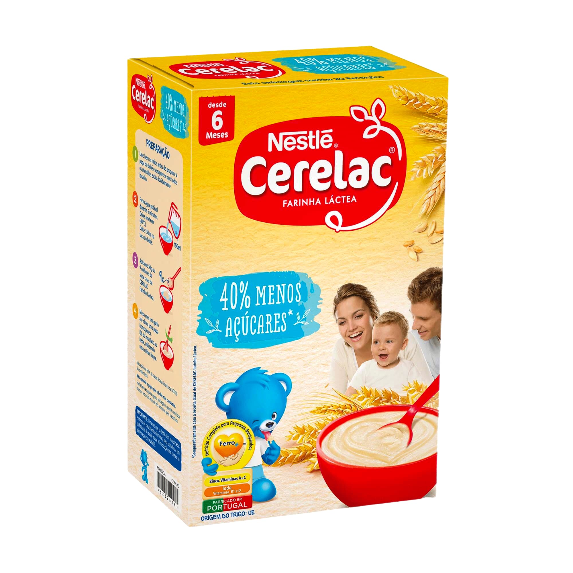 Mercadão - Pingo Doce: Farinha Láctea 40% Menos Açúcar Nestlé Cerelac Mercadão - Pingo Doce: Farinha Láctea 40% Menos Açúcar Nestlé Cerelac